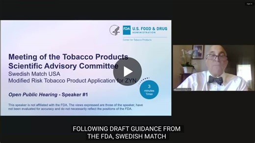 PMI presents evidence to FDA for ZYN s modified risk tobacco product designation | Matt Holman posted on the topic | LinkedIn