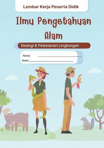 LKPD Class 7 Science 6 Ecology and Environmental Conservation 1 #deeplearning