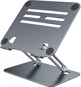Laptop Stand,ipad Stand, Aluminum Alloy Laptop Stand for Desk,Office Supplies,Laptop Riser,Compatible with 10-17" Laptops and Tablets