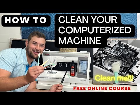 How To Clean Janome Sewing Machine! (Computerized)