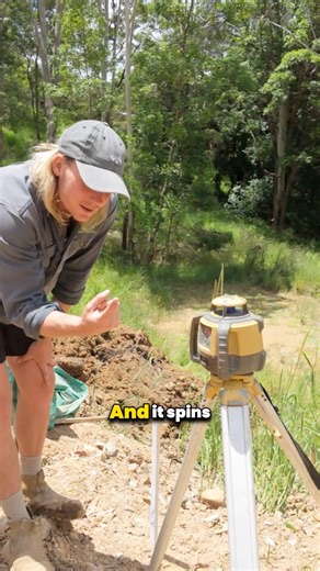 The laser is a super important piece of equipment in pool building. Set it up wrong and your pool could be compromised. #construction #PoolBuild #builders #fypageシ #pools | Nature Pools