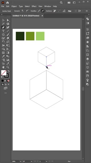 The Surprising Truth About Isometric Design in Illustrator Nobody Tells You #trending #shorts