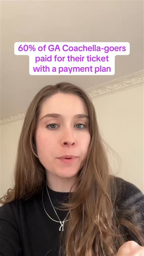 Kristin Robinson | Coachella weekend 1 is almost here — did you know most GA tickets are financed via payment plans? #coachella #musicbusiness #ticketmaster... | Instagram