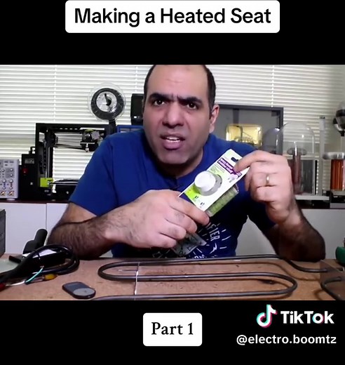 Making a Heated Seat #electric #electroboom #making #heatedseat #electron #foryoupage