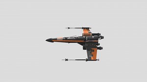 T-65B X-wing - 3D model by MattGodber