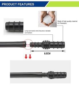 [Hot Item] Premium PE Pipe Coupling for Reliable Drip Irrigation Systems