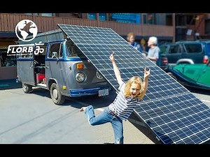 This is a Fully Solar Powered Electric VW Bus