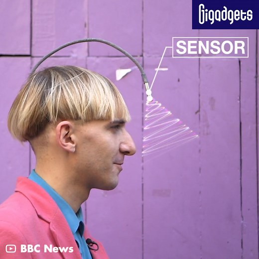 42K views · 184 reactions | Neil Harbisson was born with the inability to see colors. Using the sensor implanted in his head, he has been able to “hear” colors for the last 20 years. | GIGadgets | Facebook