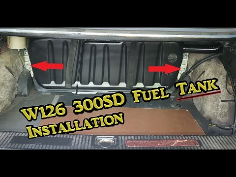 Mercedes W126 300SD - Fuel Tank Rust Removal - Part 3 (Final) - Tank Installation