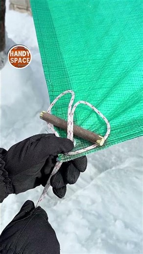 The Stick Changes Everything! The Best Corner Knot! #rope #outdoors