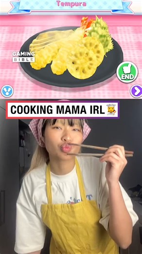 2.4M views · 44K reactions | Recreating Cooking Mama recipes IRL  六‍ | GAMINGbible | Facebook