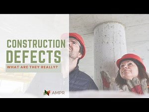 What Is a Construction Defect? AMPR Consulting Explains Common Property Issues