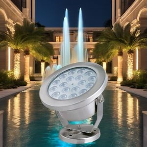 [Hot Item] IP68 Waterproof 12V 24V RGB Fountain Pool Pond Spotlight LED Underwater Light