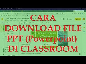 Cara Download file PPT (POWERPOINT) di Classroom | September 2020
