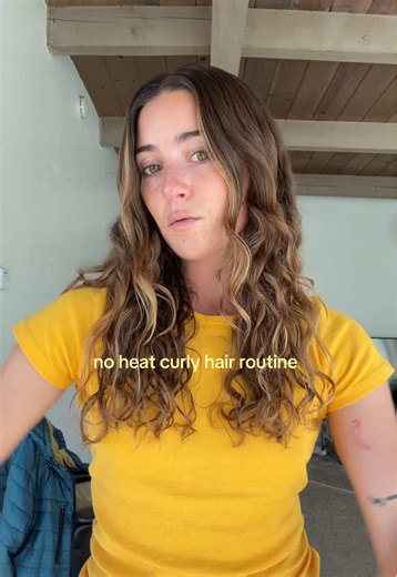No Heat Curly Hair Routine for Beautiful Waves