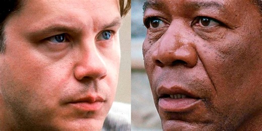 Tim Robbins, sobre Morgan Freeman: "En realidad, tengo un par de centímetros más que él, pero no diré dónde"