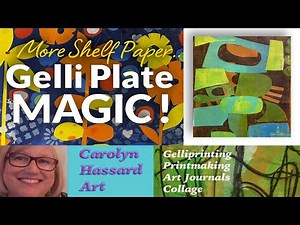 More ShelfPaper Gelli Plate Magic
