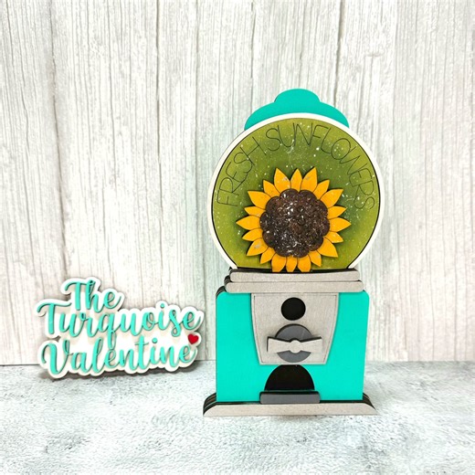 6K views · 79 reactions | Set your alarms!⏰ Standing gumball machine with interchangeable inserts available tonight at 7pm CST. Lots of other new things being released too! I will be live also at 7:30pm CST to create with all of you! Hope to see you then! | The Turquoise Valentine | Facebook