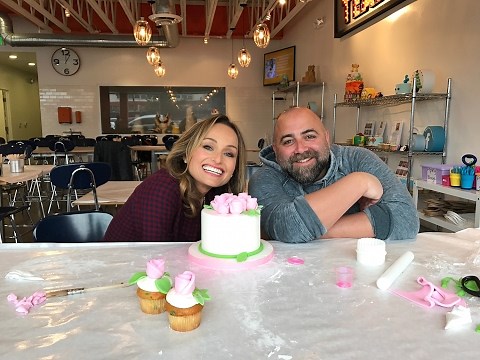 How To Make Fondant Roses with Duff Goldman & Giada De Laurentiis