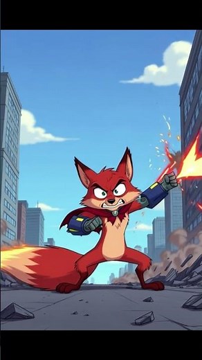 Roux’s Superhero Stunt Spectacular! 🦊🦸 #FoxFollies