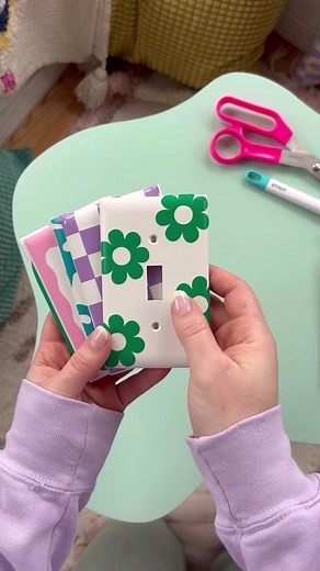 Renter-friendly light switch cover DIY 💕 #diy