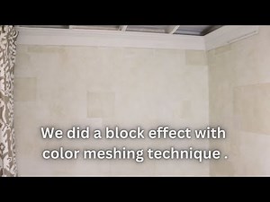 Color Meshing Technique & Block Effect | Faux Finish