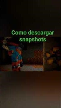 Como instalar snapshots 🤔💥💫