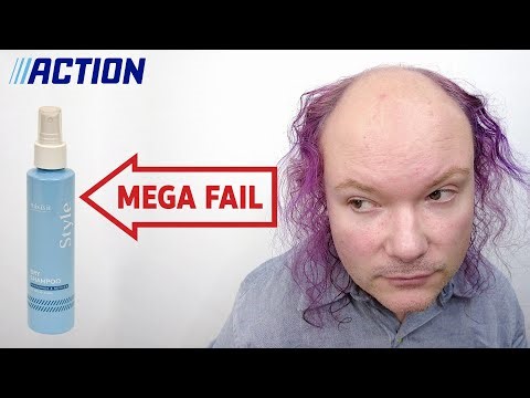 I'm testing the not-so-dry dry shampoo from Action!