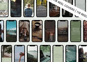 1200 Instagram Templates - Green & Brown | Modern | Minimal | Neutral | Aesthetic Post - Stories - Business - Instagram Templates Canva - Etsy