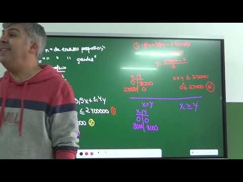 Ejercicio de programación lineal