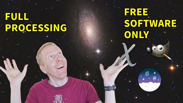 Step-by-Step Astrophotography Guide with Free Software | Stunning Results from Real Data