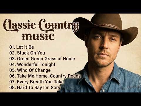 Let It Be, Baby Blue, Take Me Home Country Roads – Classic Country Music Timeless 60s, 70s, 80s