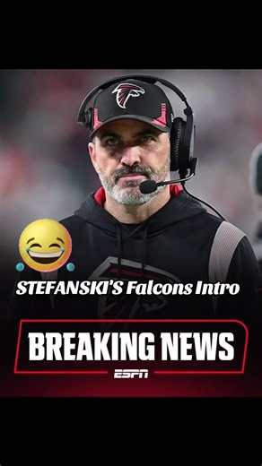 Kevin Stefanski's Atlanta Falcons introduction 😆 #lol #Atlanta #nflfootball