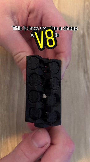 3D Printed V8 Engine Showcase