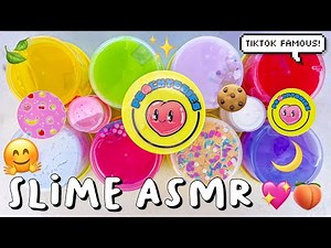 SATISFYING SLIME ASMR | $125 Peachybbies Unboxing
