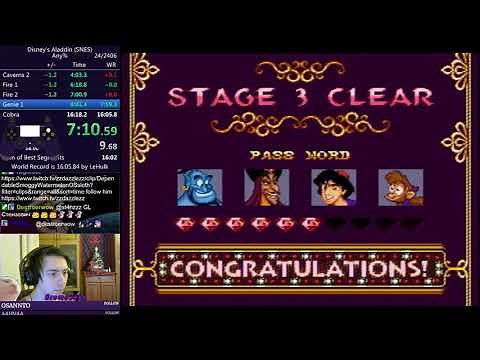 Disney's Aladdin (SNES) Speedrun in 16:10
