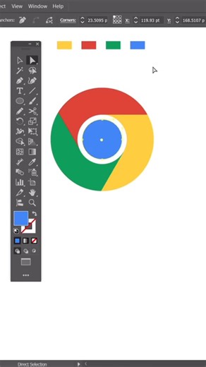 Anayat Haque Khan | Create the Google Chrome Logo in Adobe Illustrator. #AdobeIllustrator #LogoDesign #IllustratorTutorial GraphicDesign | Instagram