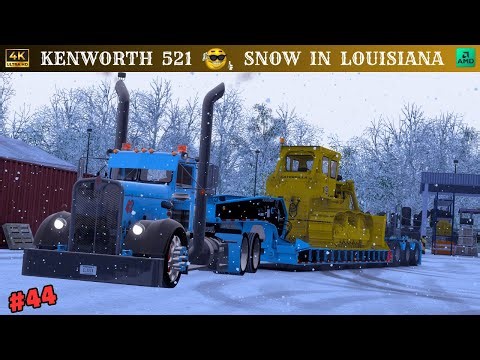 ATS (E 44) SHIFTING JAKING AND MAKING NOISE... 👀 SNOW SNOW SNOW 🫵 Realistic Driving 😎 4K Gameplay