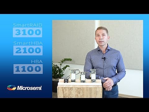 Microsemi Adaptec SmartRAID 3100, SmartHBA 2100, and HBA 1100