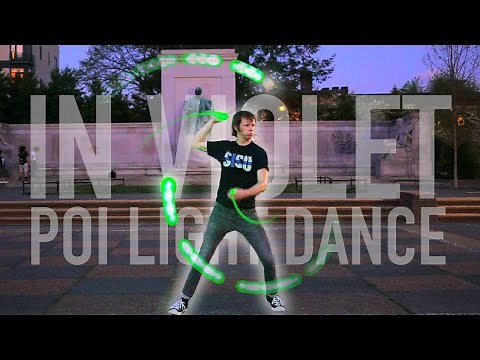 Poi Light Dance | In Violet LED Performance