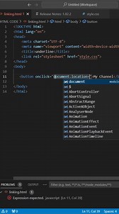 How to create a link button in html #linkbutton #htmlcode #tutorial | Thom Code
