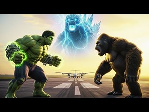 HULK vs KING KONG EPIC BATTLE! However GODZILLA Unexpected SAVE Changes Everything!