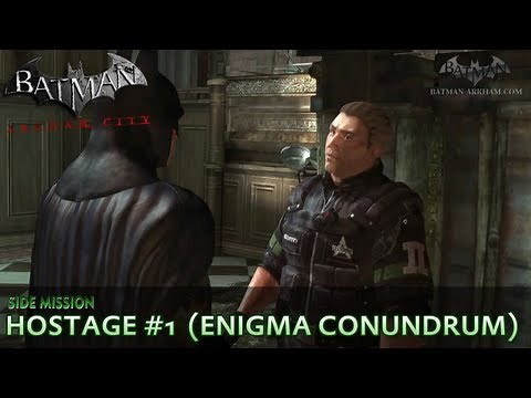 Batman: Arkham City - Riddler Hostage #1 - Enigma Conundrum Side Mission Walkthrough