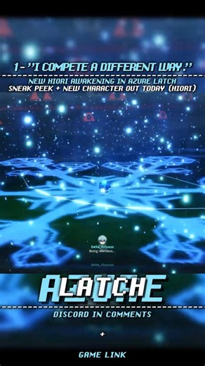 ⌈ Azure Latch ⌋ NEW HIORI AWAKENING IN AZURE LATCH SNEAK PEEK + NEW CHARACTER🔥⚽#roblox #azurelatch