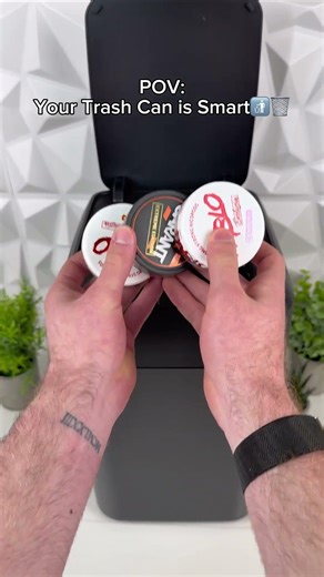 The perfect self organizing trash bin…🥹💖#trashbin #smart #selfcleaning #trash #householditems