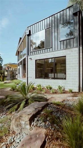 COLORBOND® steel on Instagram: "Some homes just stand out, and this one does it effortlessly. Featuring COLORBOND® steel in Monument®, this facade brings together texture, tone, and architectural finesse in a way that’s both striking and sophisticated 🤩 Construction: @costasconstructions Videographer: @lachlansmartmedia Colour: COLORBOND® steel Monument®"