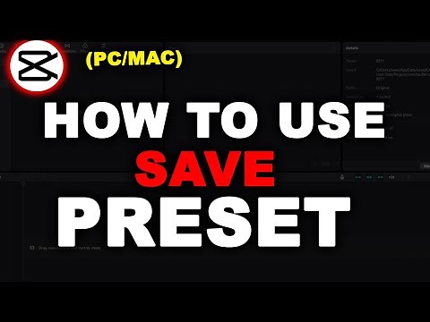 How to use save Preset In capcut PC – Quick & Easy Guide
