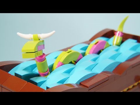 Sea serpent, a LEGO automaton