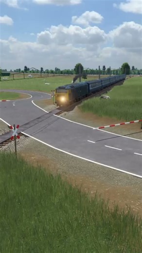 Old British Railway Class 47 Train