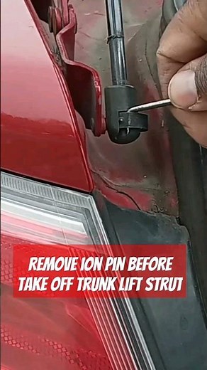 Expert tips!!! Trunk lift strut removal, the tool you need, an how to use #trunkstrut #cars